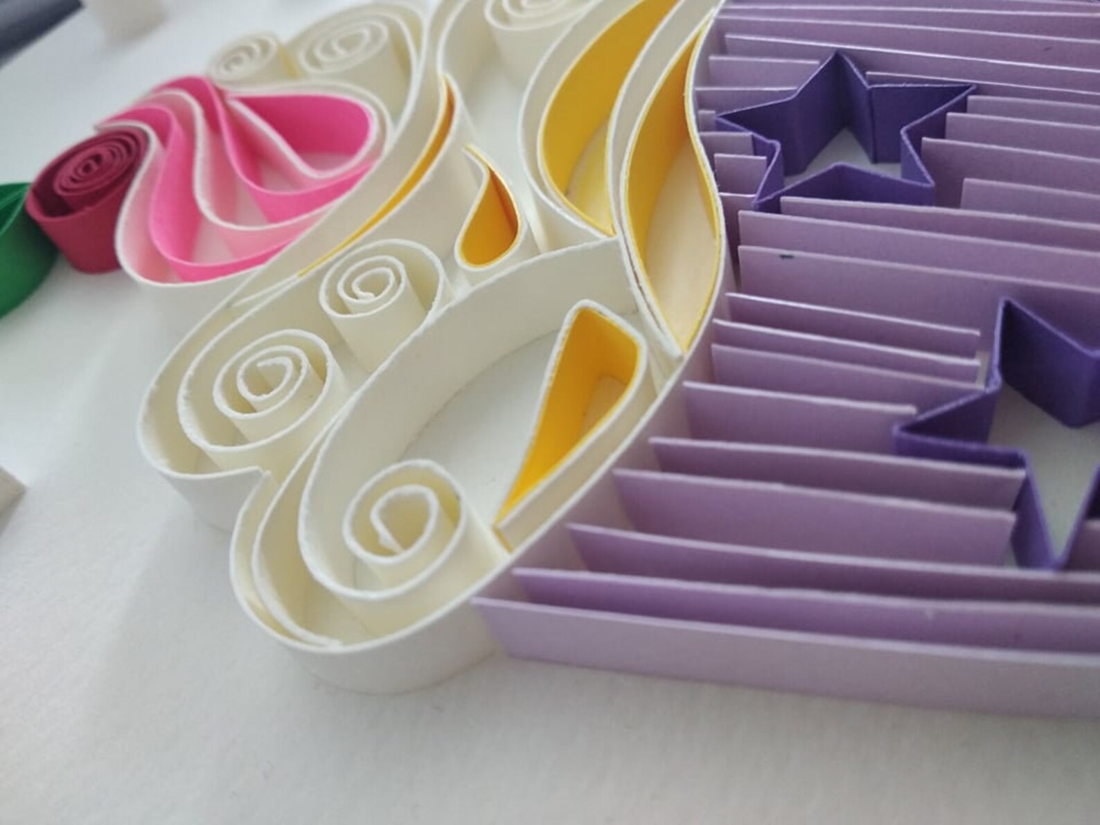 Cupcake Paper Quilling Art Quilling Wall Decor Kitchen - Etsy