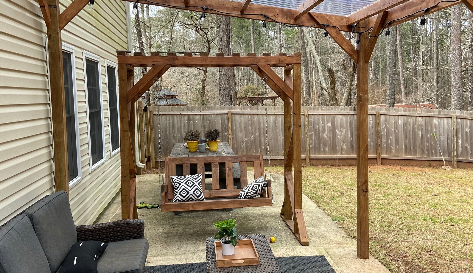 DIY 2x4 Bench Swing and Frame Plans - Etsy