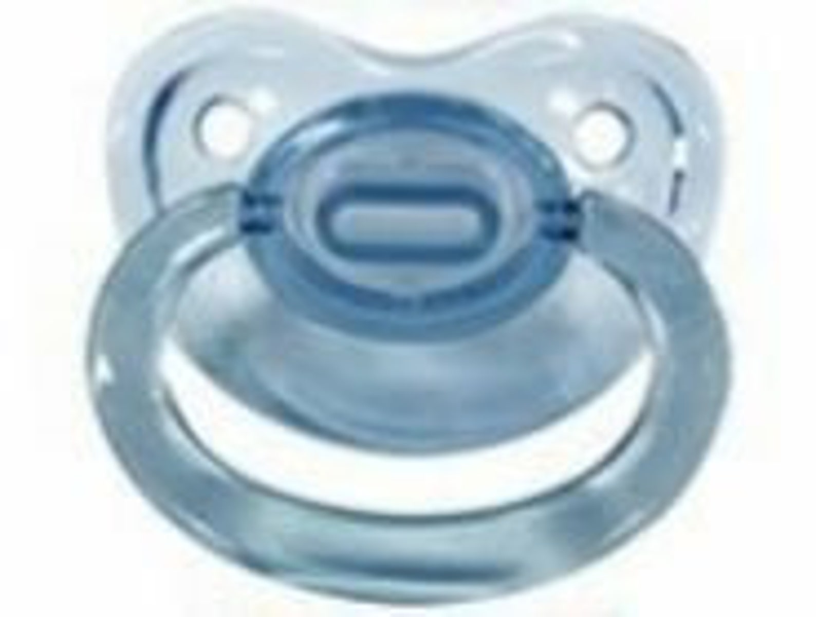 Clear blue adult pacifier | Etsy
