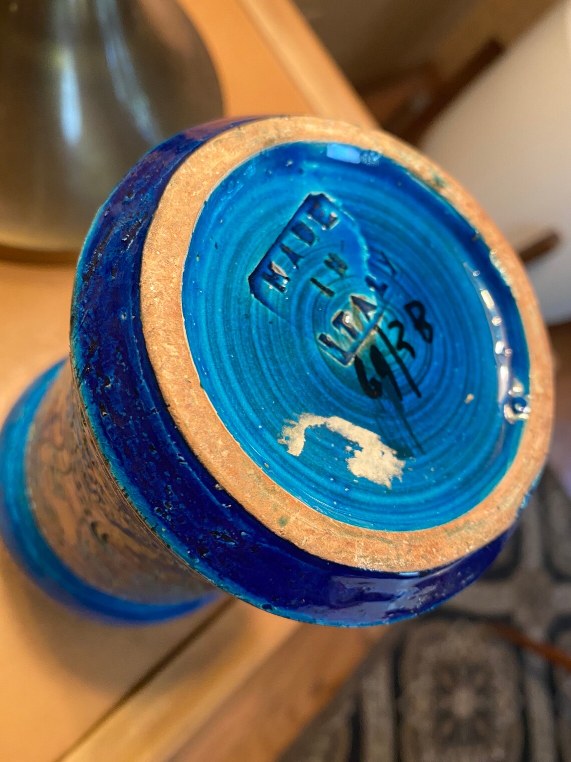 BITOSSI Rimini Blue Aldo Londi 8 Inch Vase Raymore Mid Century - Etsy