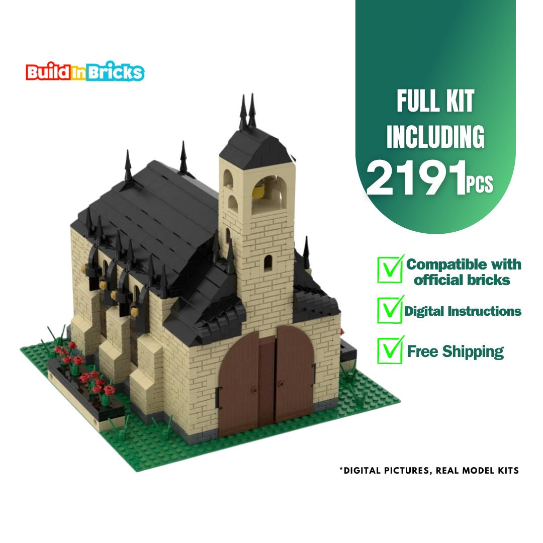 Holybb Modular Church Building Set Spiritual Building Model Set 2191 ...