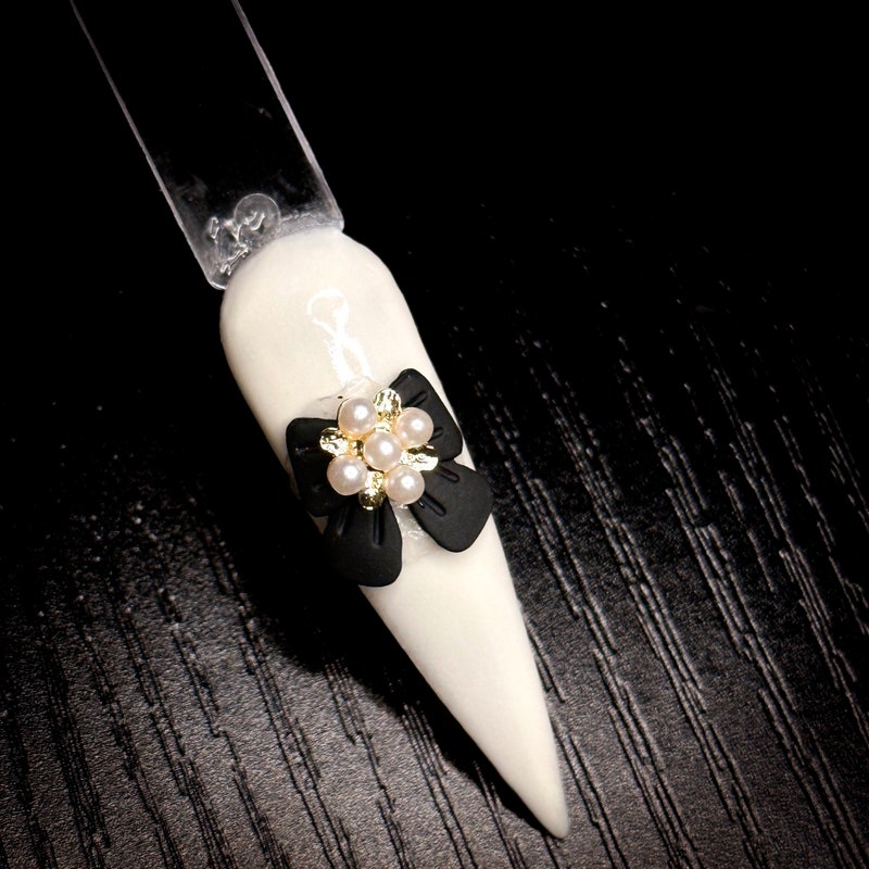 Bow Nail Charms - Etsy