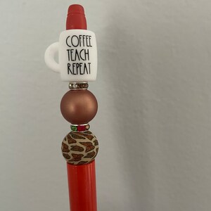Coffee Teach Repeat Beadable Pen Mini Mugs - Etsy