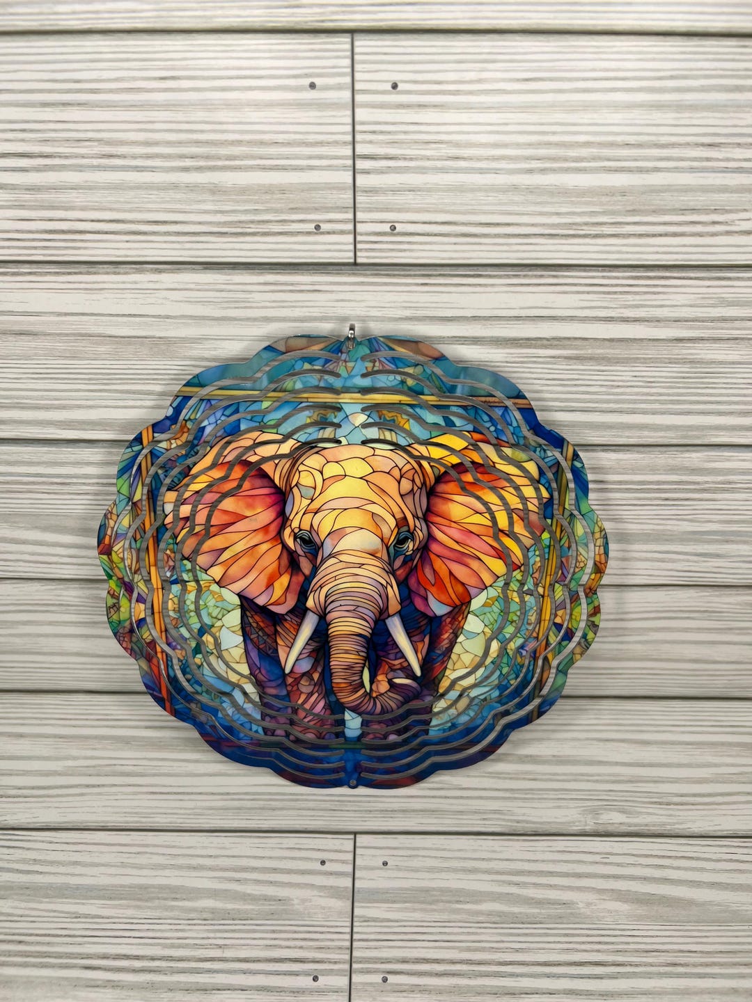 Elephant Wind Spinner 8 Inch - Etsy