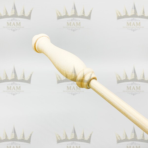 Wood Curtain Rod - Etsy