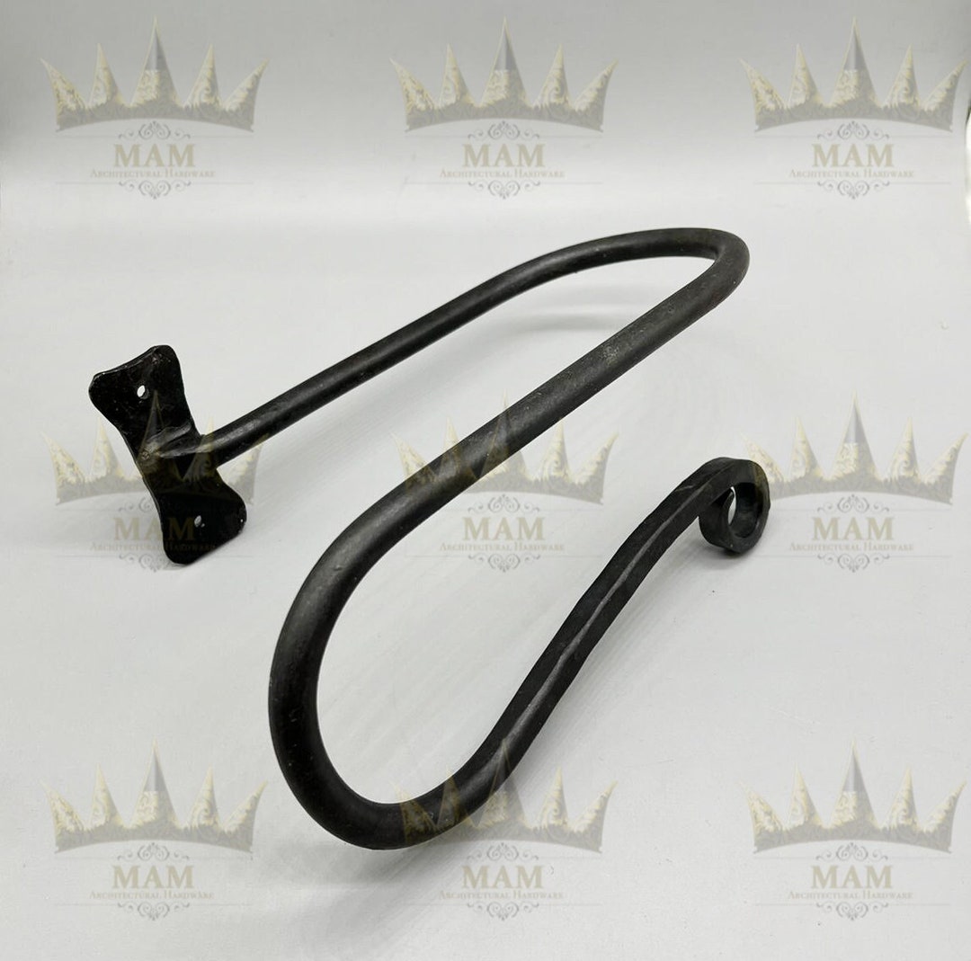 A Pair of Blacksmith Made Wrought Iron Forged Mouse Tail - Etsy