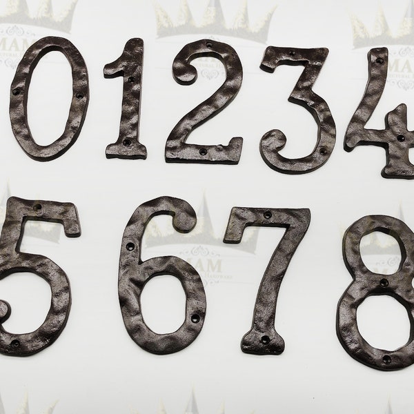 Cast Iron Numbers - Etsy
