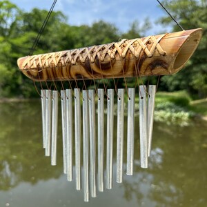 Bamboo Woven Wind Chime Hand - Etsy