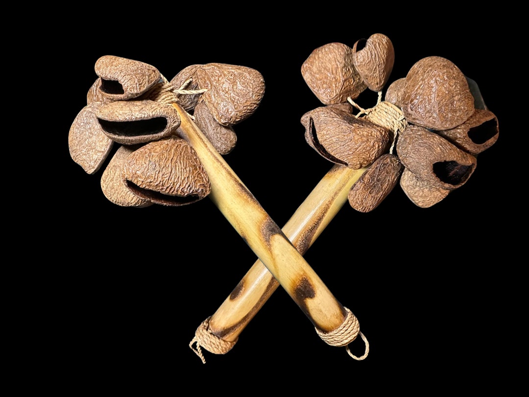 2 Maracas Indonesian Marakas Set Musical Instrument Classroom Home ...