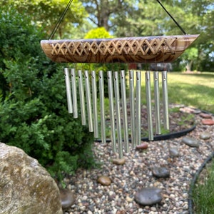 Bamboo Woven Wind Chime Hand - Etsy