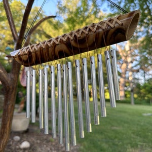 Bamboo Woven Wind Chime Hand - Etsy