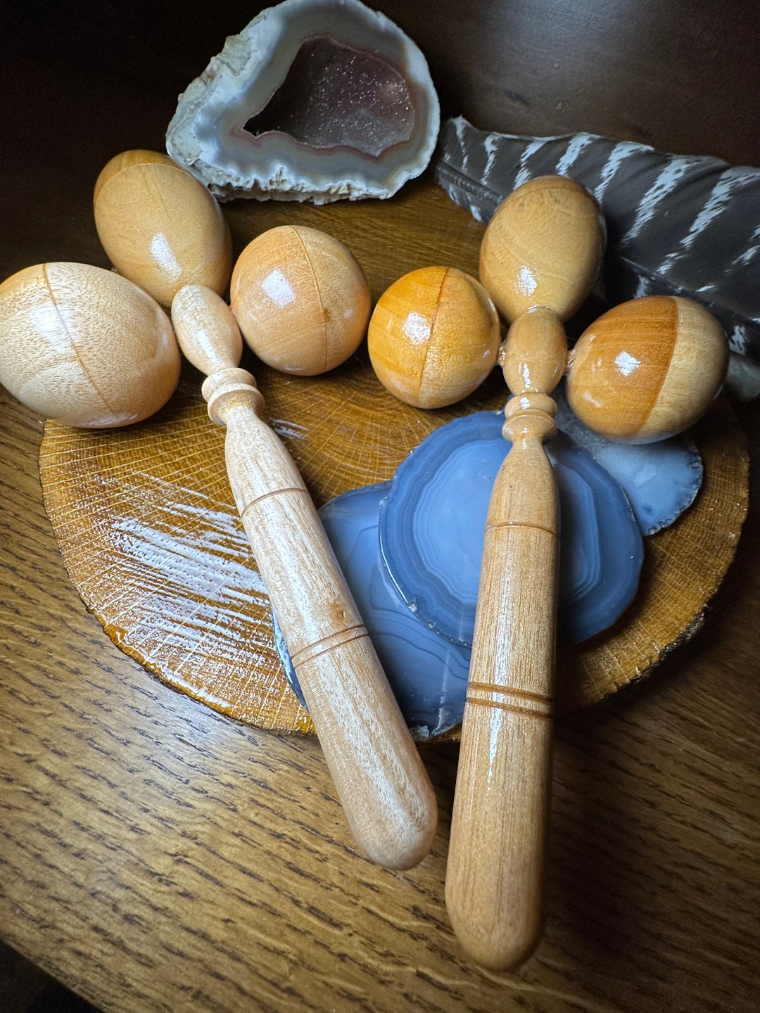 2 Three-head Maracas From Indonesian Marakas Musical Instrument ...