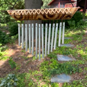 Bamboo Woven Wind Chime Hand - Etsy