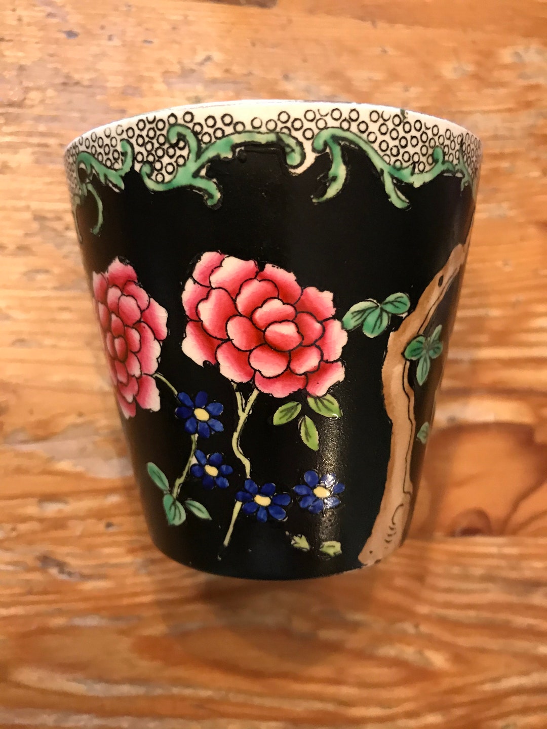 Cetem Ware Japanned Victorian English Cup or Vase - Etsy