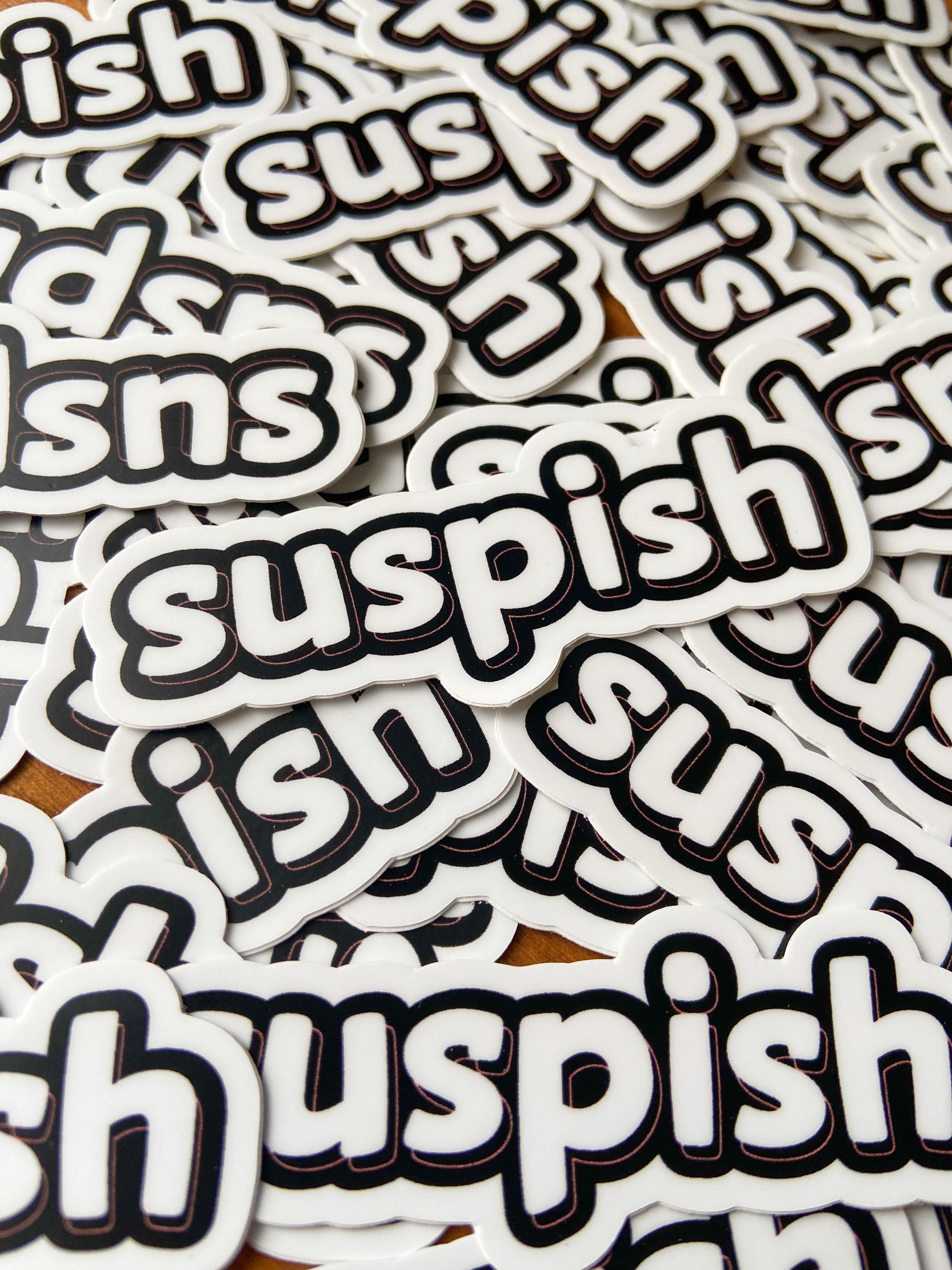 Bailey Sarian Suspish Sticker - Etsy UK