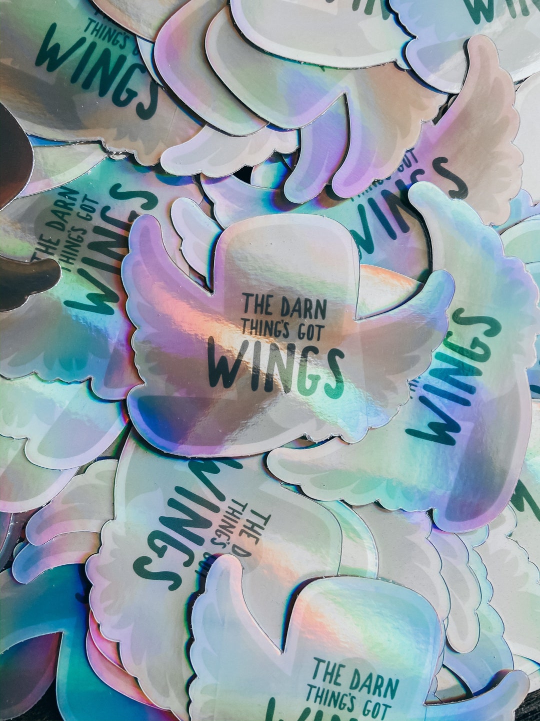 MFM the Darn Things Got Wings Sticker - Etsy