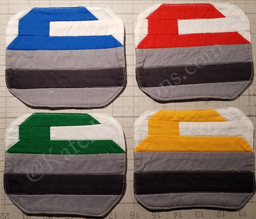 Curling Stone Coaster/mugrug - Etsy
