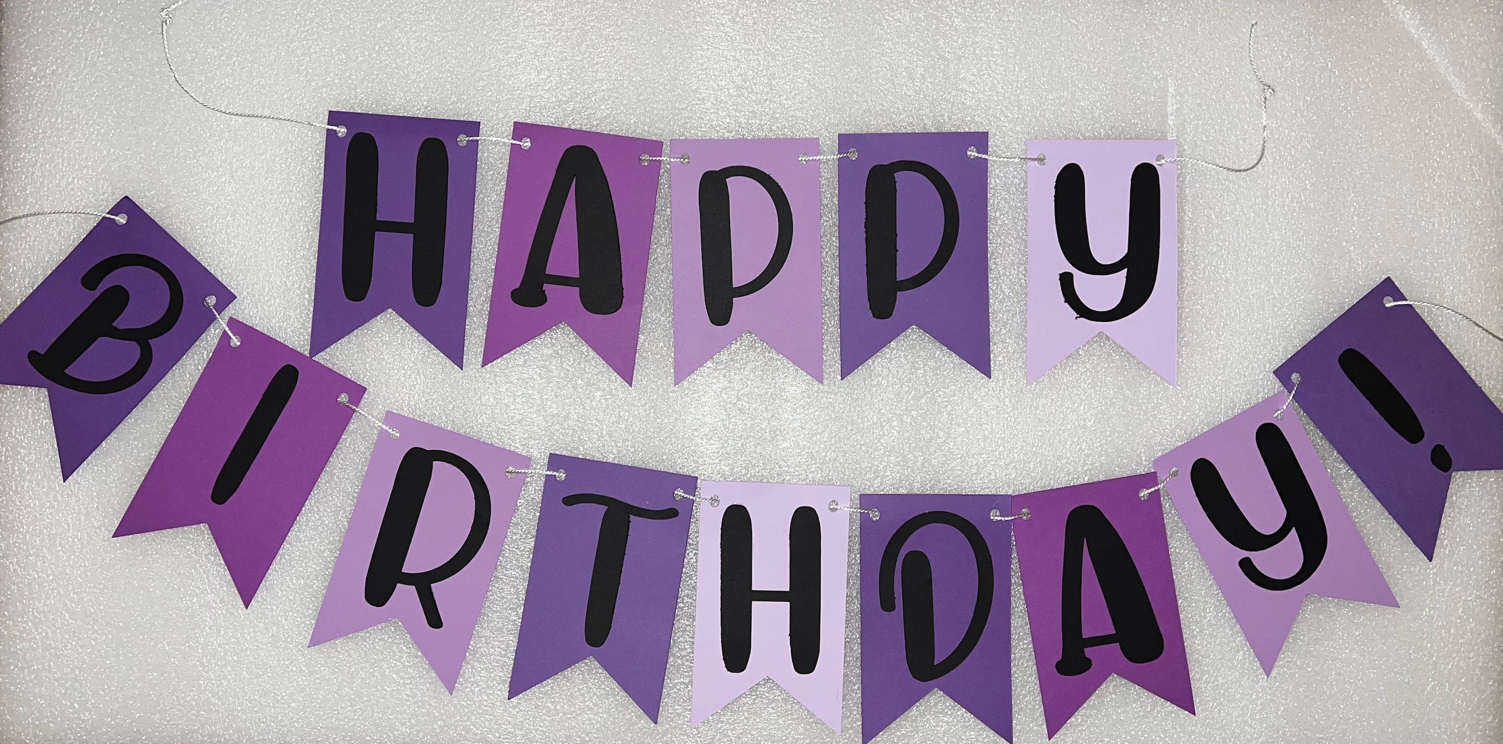 Happy Birthday Banner, Custom Colors Birthday Holiday - Etsy