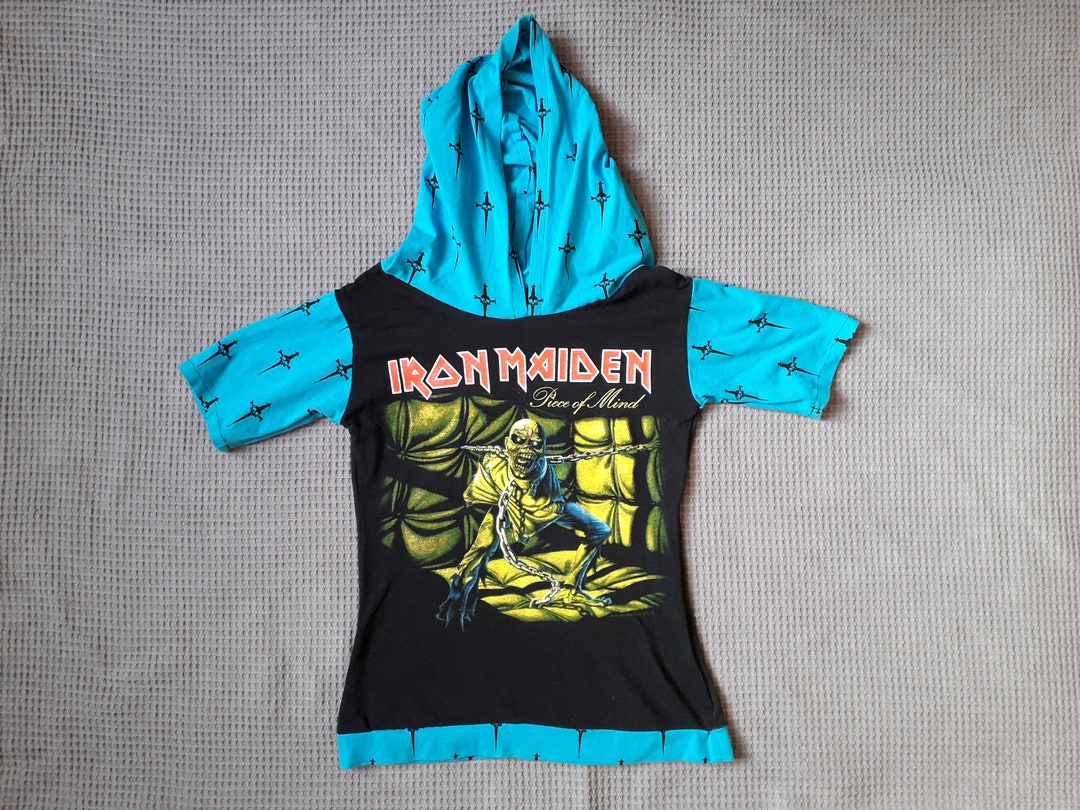 Dänger Clothing Dagger Iron Maiden DIY Hooded Girlie Shirt - Etsy