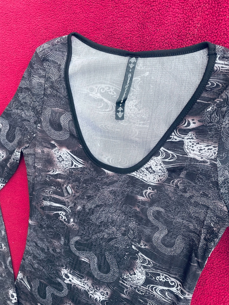 Ozz Croce JAPAN (ozz On) - RARE Dragon Mesh Top - Etsy