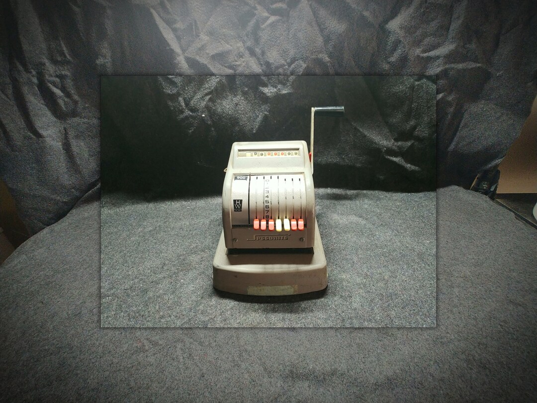 Fix-vintage Hall Welter Co. Speedrite Machine - Etsy