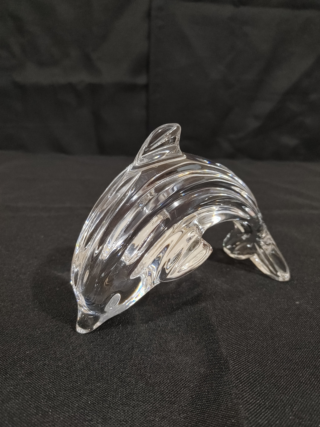 Crystal Dolphin Paperweight by Waterford - Etsy