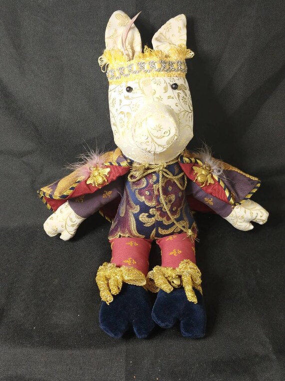 Homemade Stuffed Tapestry Prince Pig | Etsy