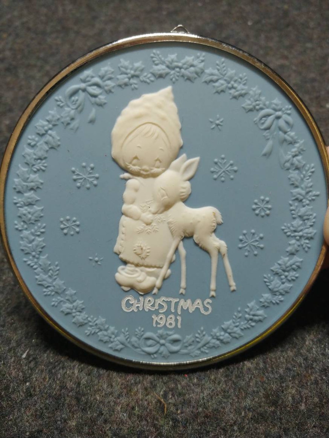 Precious Moments Ornament Christmas 1981 - Etsy