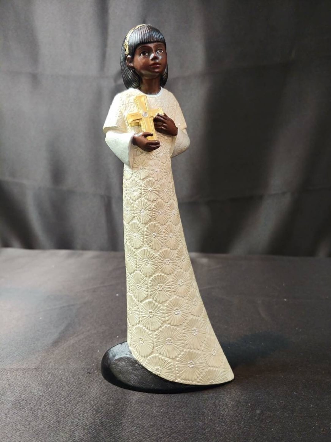 Vintage Mahogany Princess “I Believe” Figurine 2001 - Etsy