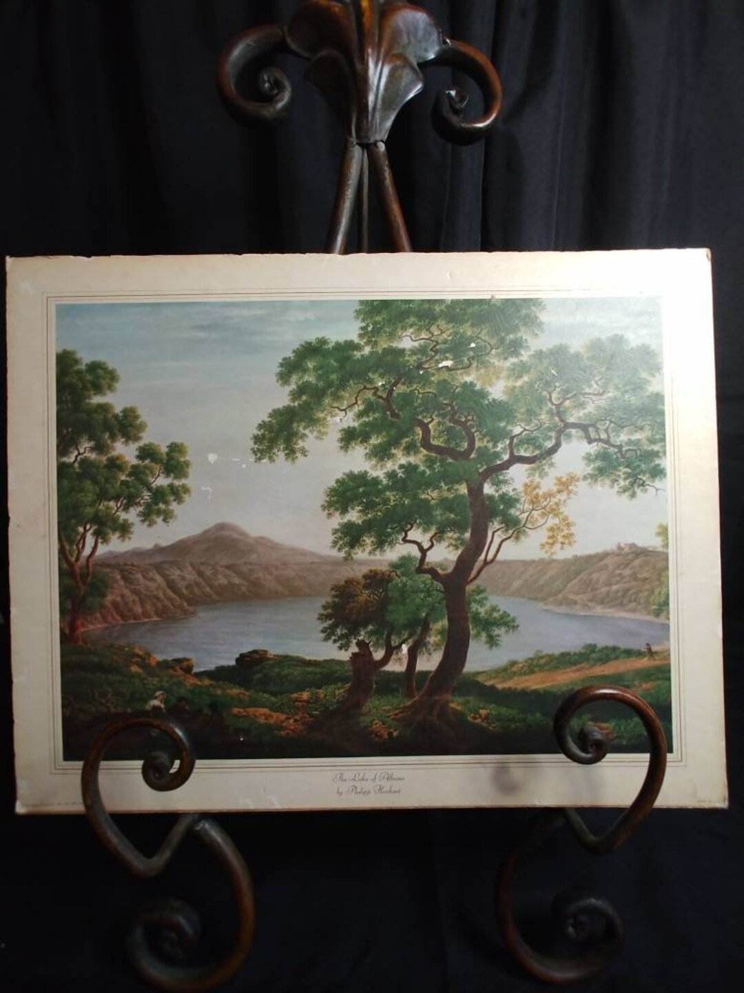 The Lake of Albano by Philipp Hackert Lithograph - Etsy