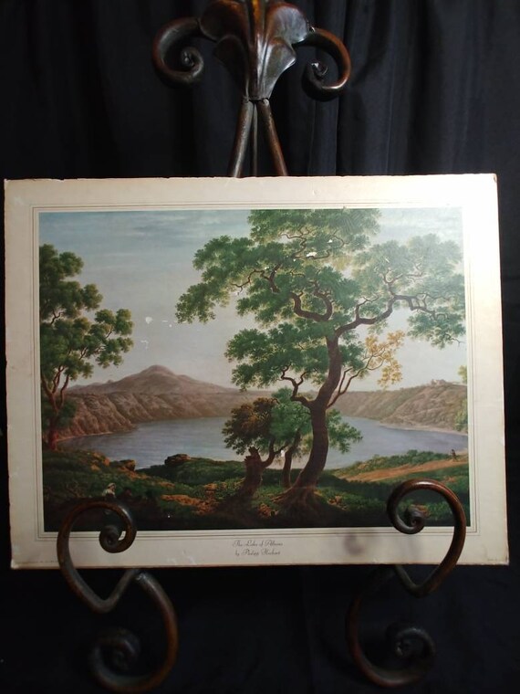 The Lake of Albano by Philipp Hackert Lithograph | Etsy