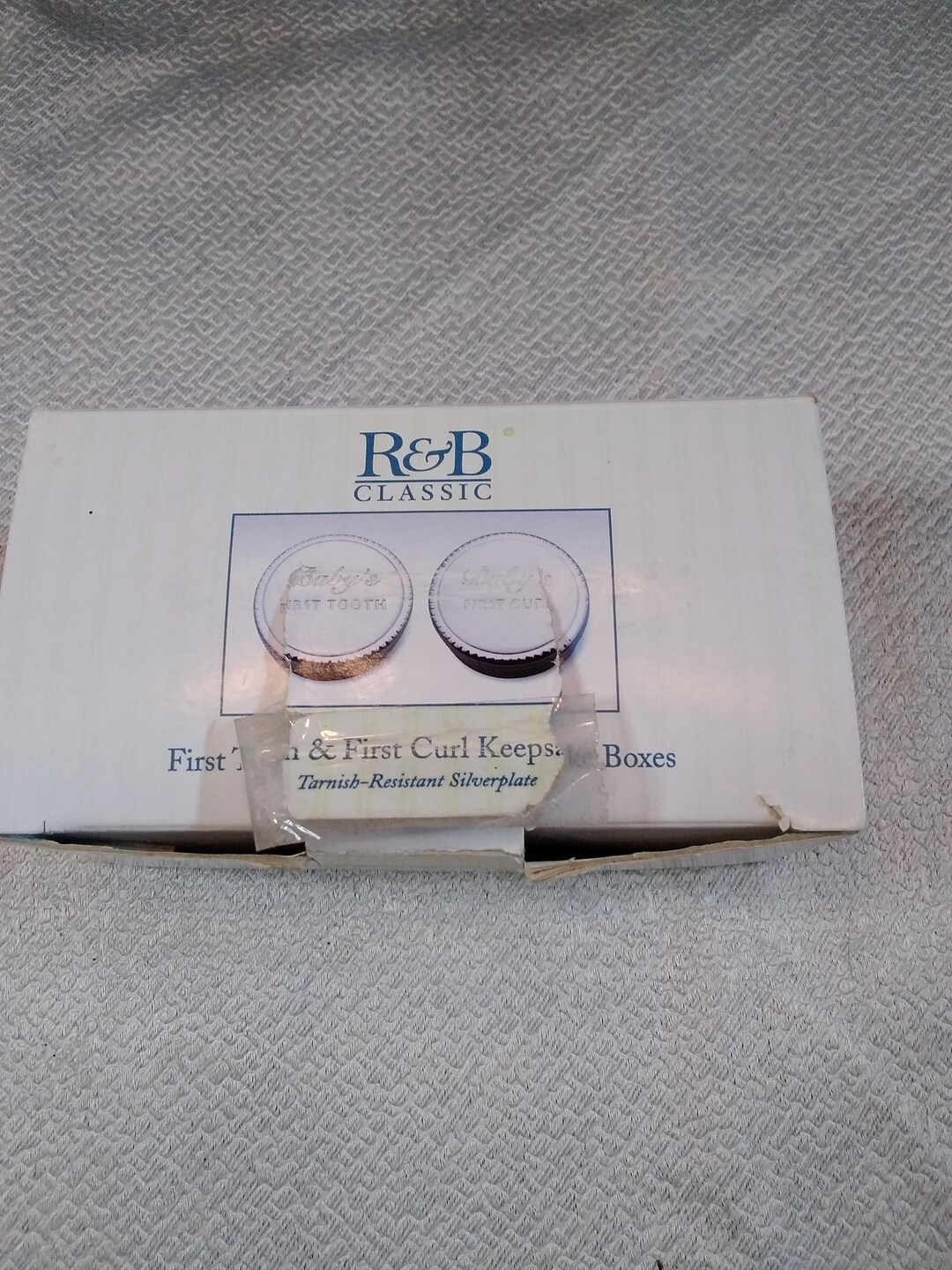 Reed and Barton First Tooth First Curl Keepsake Boxes - Etsy