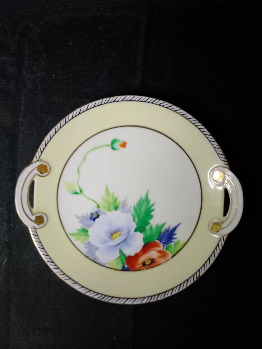 Noritake (japan) - 2 Handled Bon Bon Plate - Etsy
