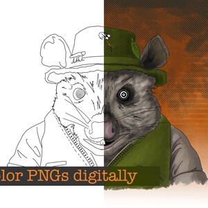 Digital Download Fantastic Mr Fox Coloring Book - Etsy