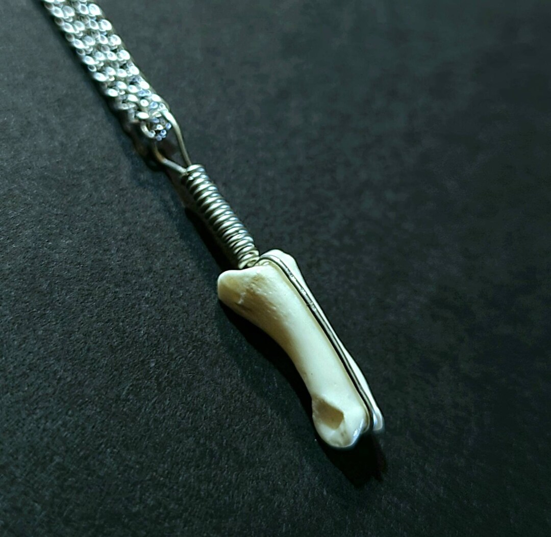 Fox Foot Bone Necklace - Etsy