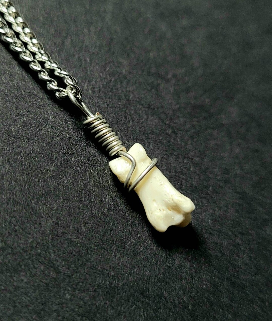 Fox Foot Bone Necklace - Etsy