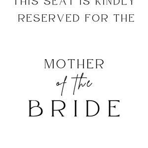 Reserved Seat Template - Etsy