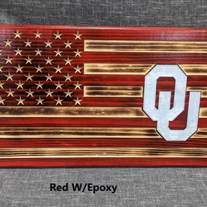 University of Oklahoma Sooners Football Flag Medium 21x11in or Large ...