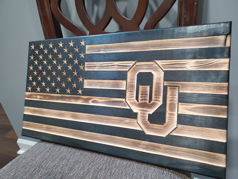 University of Oklahoma Sooners Football Flag Medium 21x11in or - Etsy