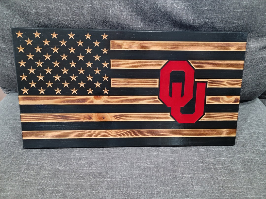 University of Oklahoma Sooners Football Flag Medium 21x11in or Large ...