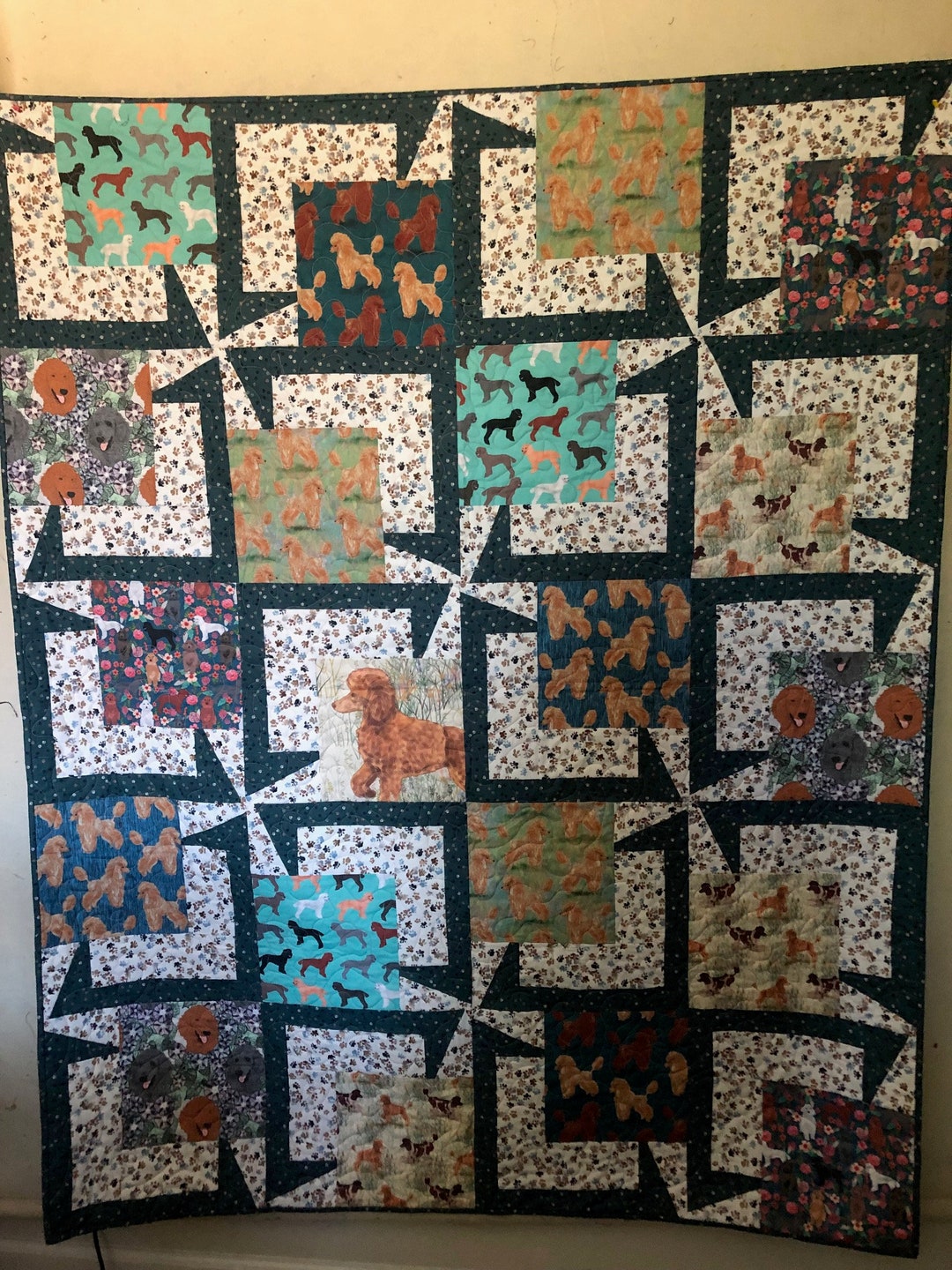 CUSTOM DOG BREED Handmade Quilt - Etsy