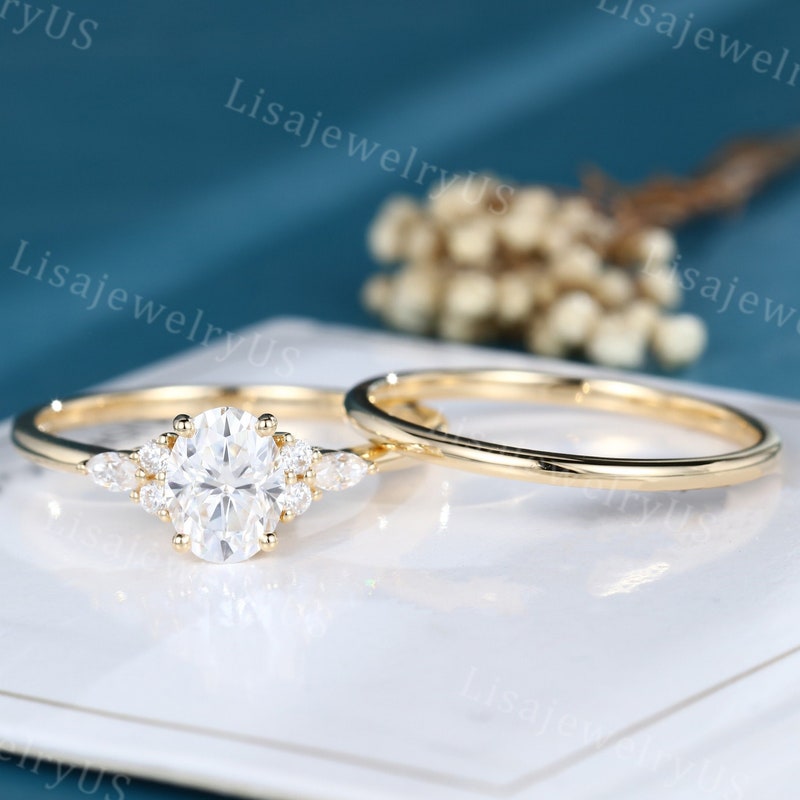 Engagement Ring Set - Etsy