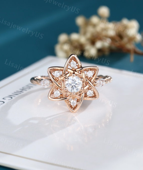 Moissanite engagement rings etsy store