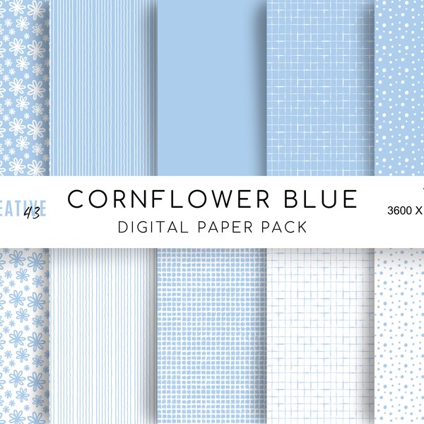 Cornflower Pattern - Etsy