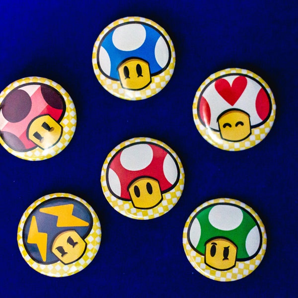 Paper Mario Button - Etsy