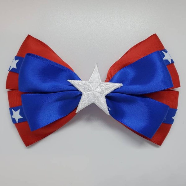 Captain America Bow - Etsy