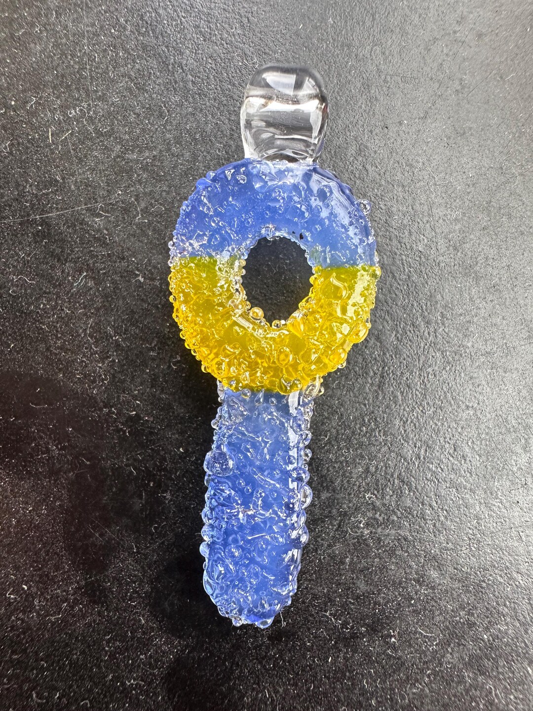 Glass Sour Key Pendant - Etsy