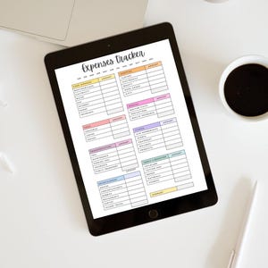 Spending Tracker Printable, Detailed Expense Tracker, Finance Budget ...