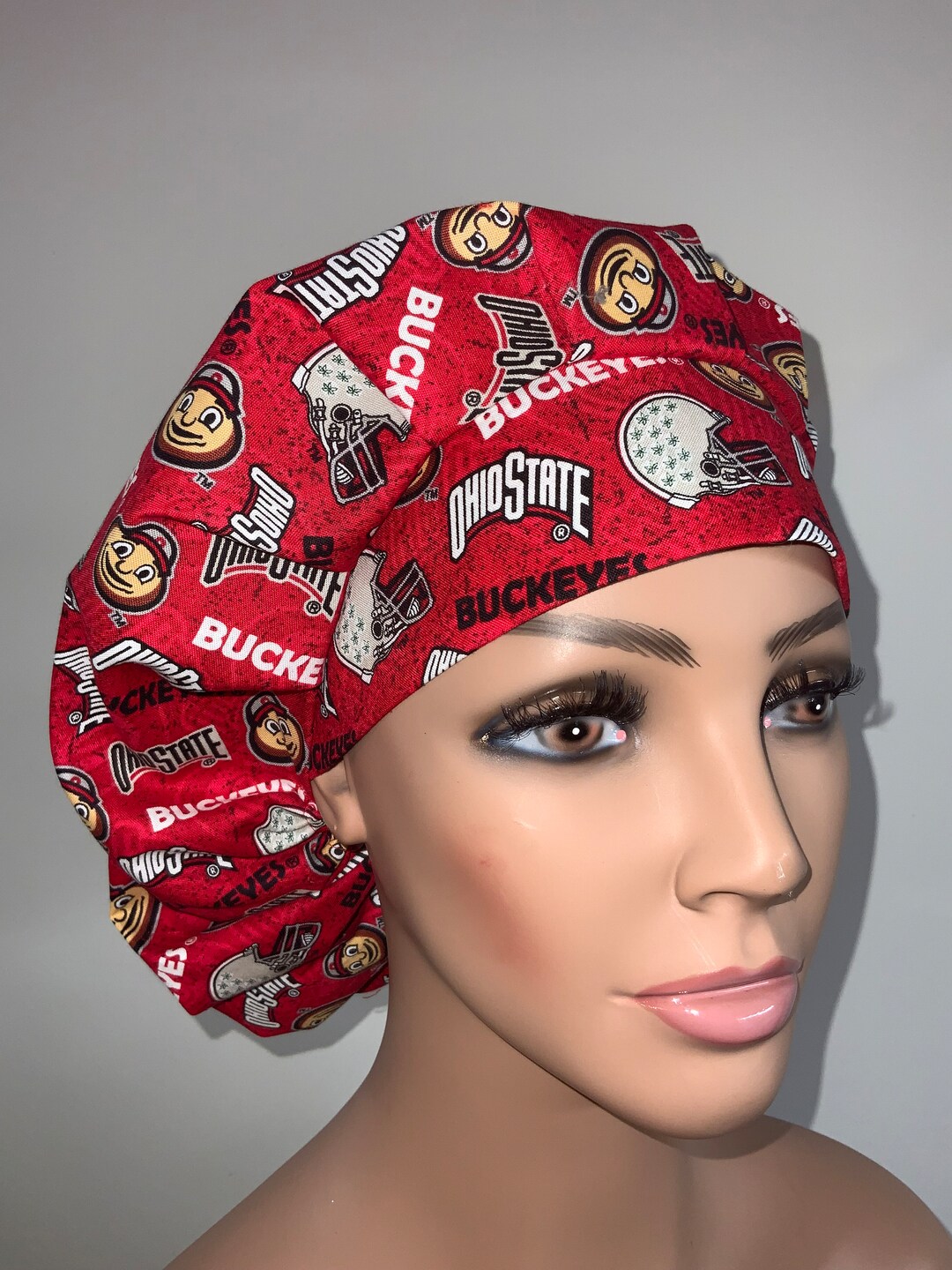 Lined Ohio State Buckeyes I Scrub Hat With Toggle - Etsy