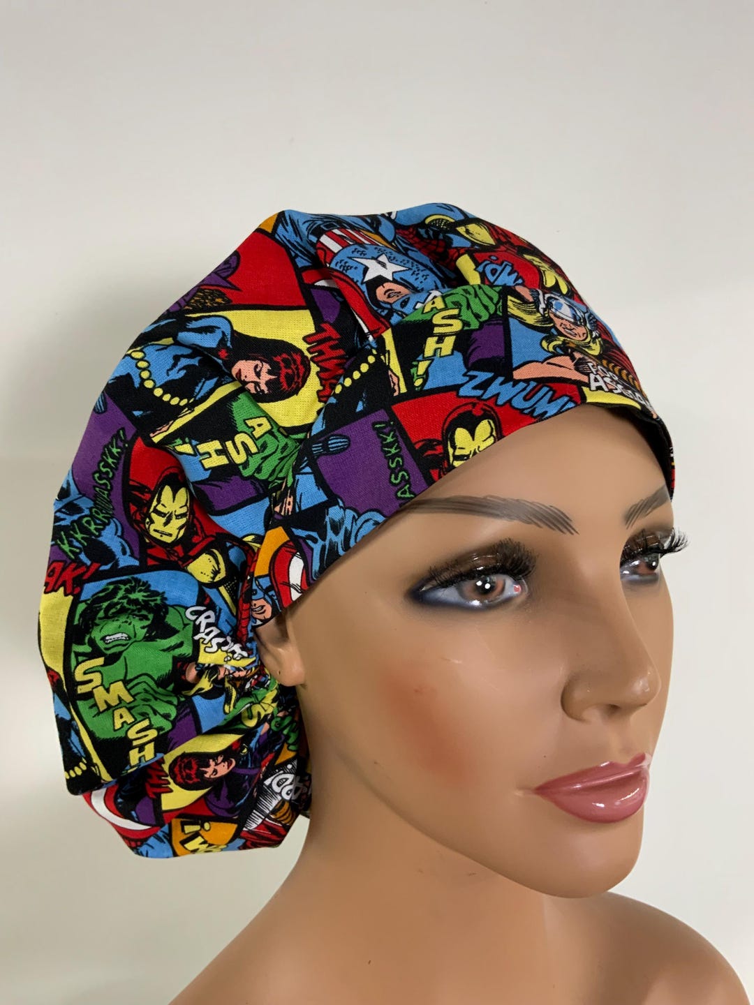 Marvel Comic’s Avengers I Scrub Hat With Toggle - Etsy